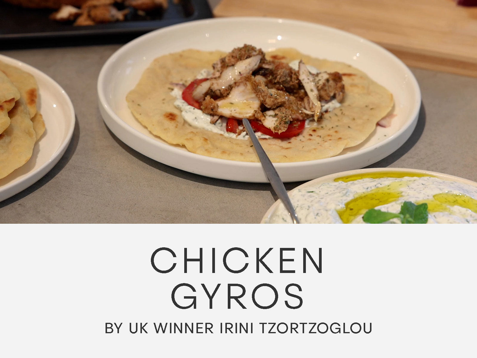 MasterChef Recipe - UK Winner Irini's Spiced Chicken Gyros