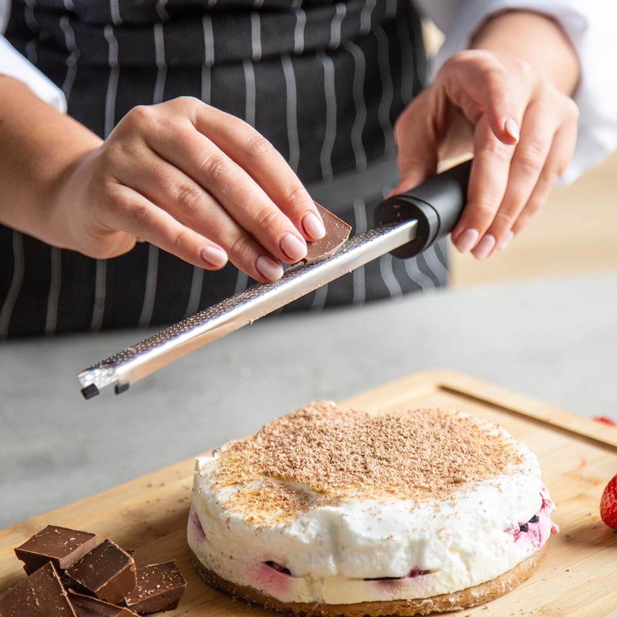 Official MasterChef Fine Zester/Grater - Elite Black Kitchenware