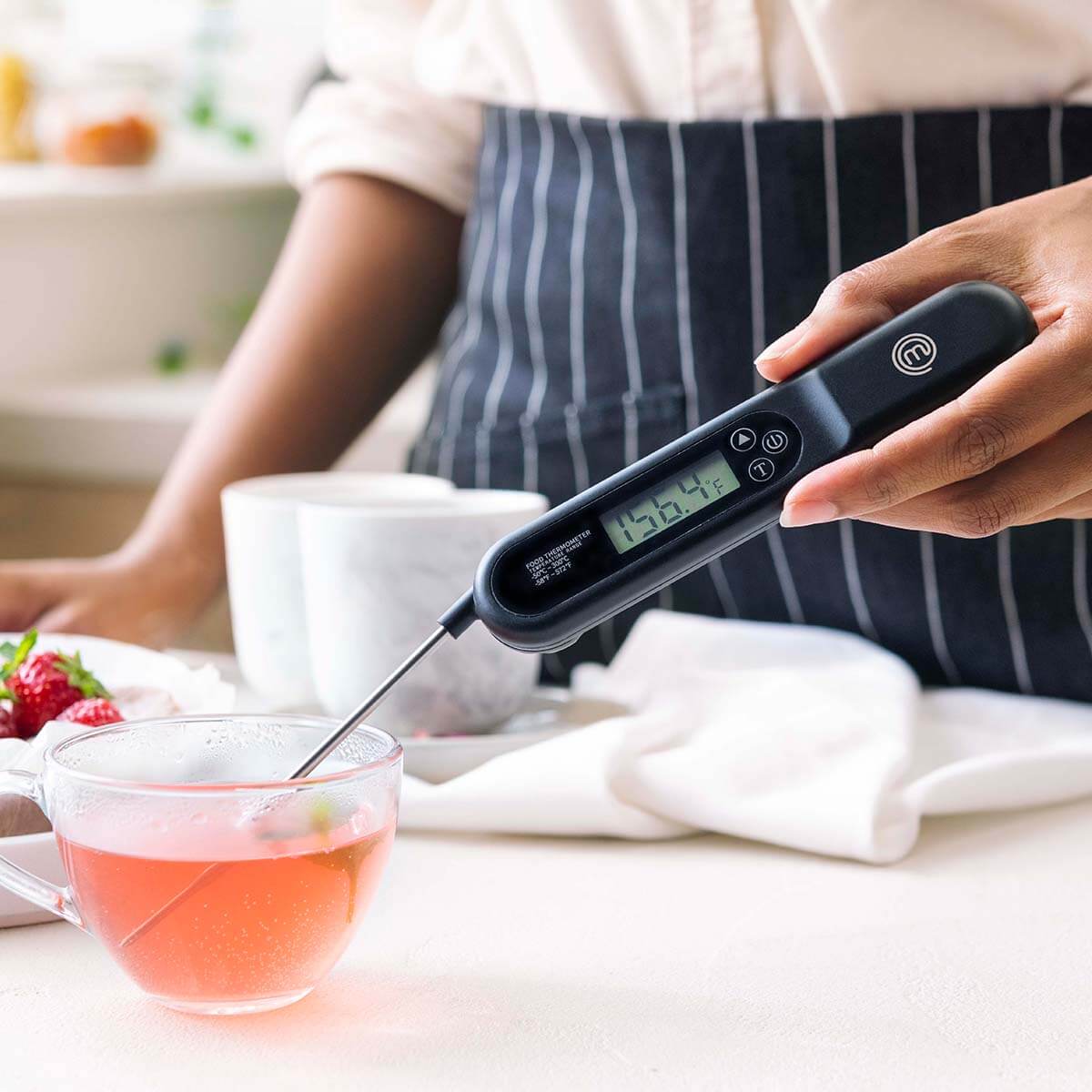 Official MasterChef Food Thermometer - Essential Black Kitchenware UK