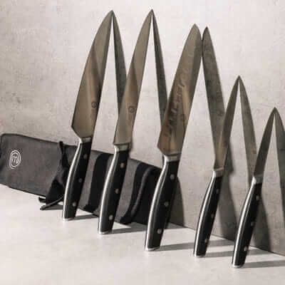 Official MasterChef Chef Knife Set & Roll Bag Offer - Performance ...