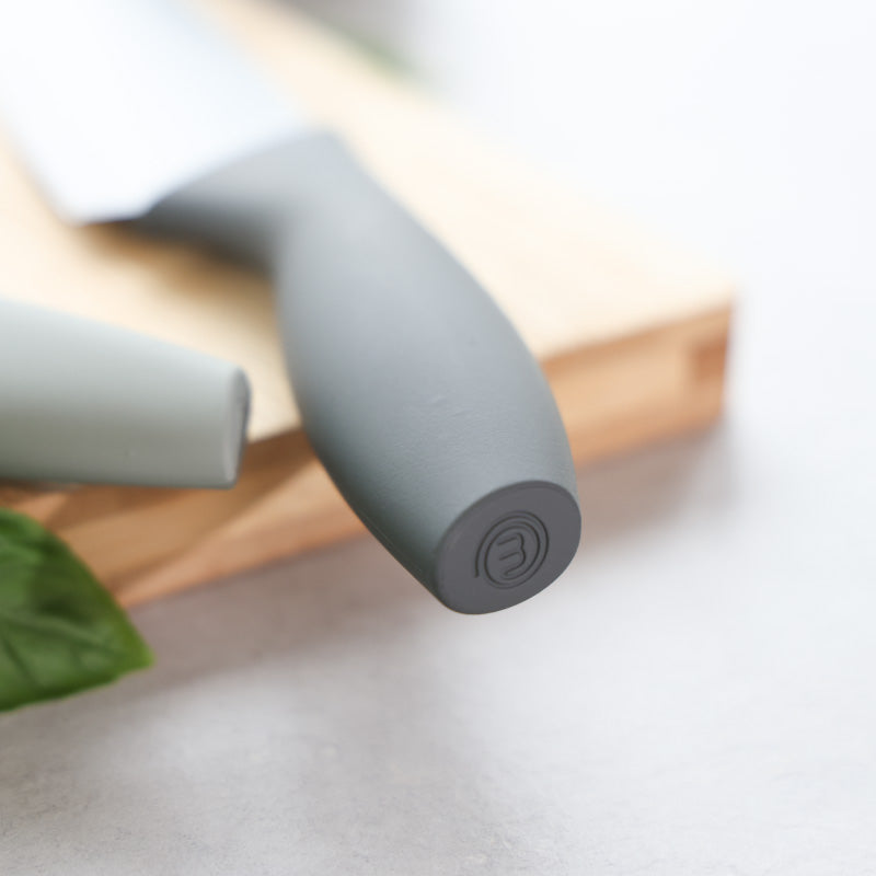 Official MasterChef Coloured Knives Set 3pcs - Earth Grey Kitchenware UK