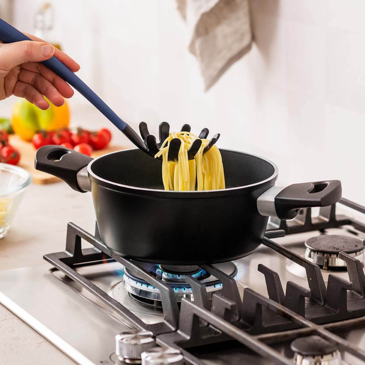 Official MasterChef Sauce Pan 18cm - Essential Black Kitchenware UK